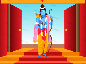 Ramayana Scene Illustration | Lord Ram Eating Berries From Shabri ...