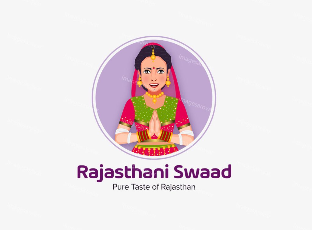 Indian Traditional Rajasthani Food Logo Design Vector - Premium Vectors ...