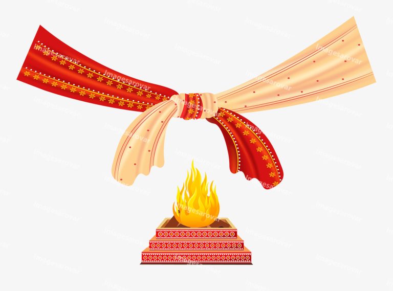Indian Wedding Gathbandhan Png Vector Illustration - Premium Vectors ...